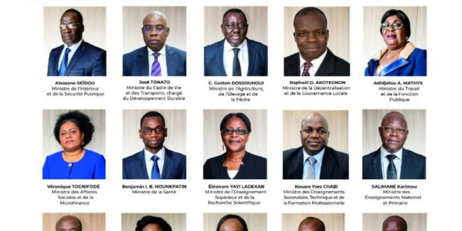 Remaniement ministériel au Benin : 2 entrées, 3 départs et un ...